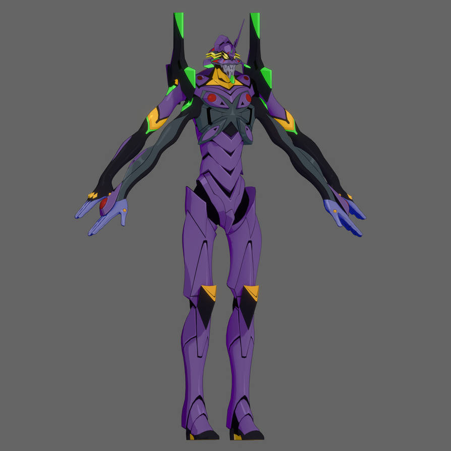 Evangelion Battlefields - Eva Unit 13 XPS/GLTF by o-DV89-o on DeviantArt