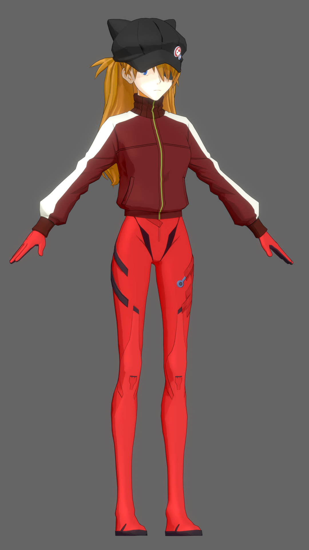 Evangelion Battlefields - Asuka (06) XPS/GLTF by o-DV89-o on DeviantArt