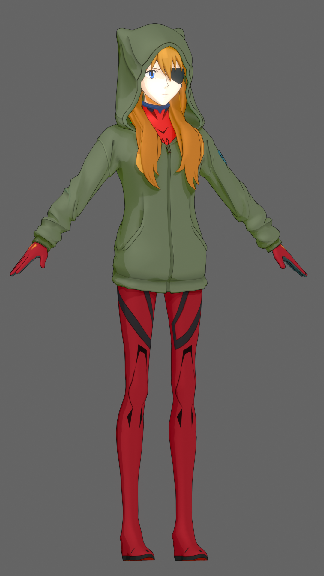 Evangelion Battlefields - Asuka (10) XPS/GLTF by o-DV89-o on DeviantArt