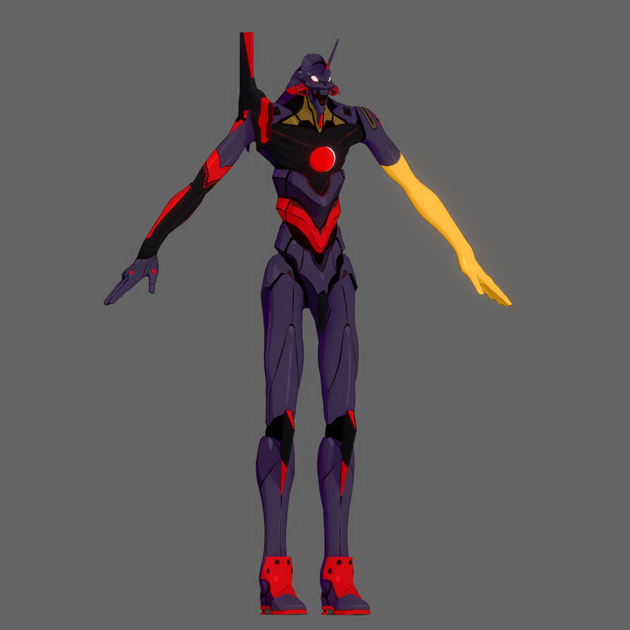 Evangelion Battlefields - Unit 01 (Beserk)XPS/GLTF by o-DV89-o on ...