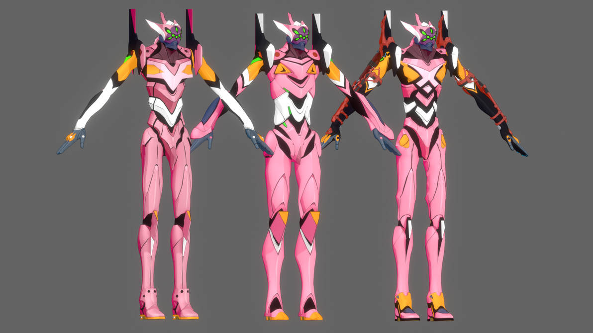 Evangelion Battlefields - Unit 08 XPS/GLTF by o-DV89-o on DeviantArt