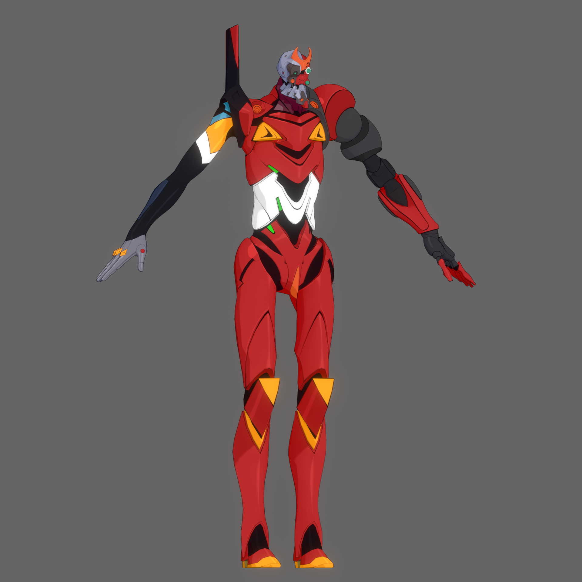 Evangelion Battlefields - Unit02(Model-02)XPS/GLTF by o-DV89-o on ...