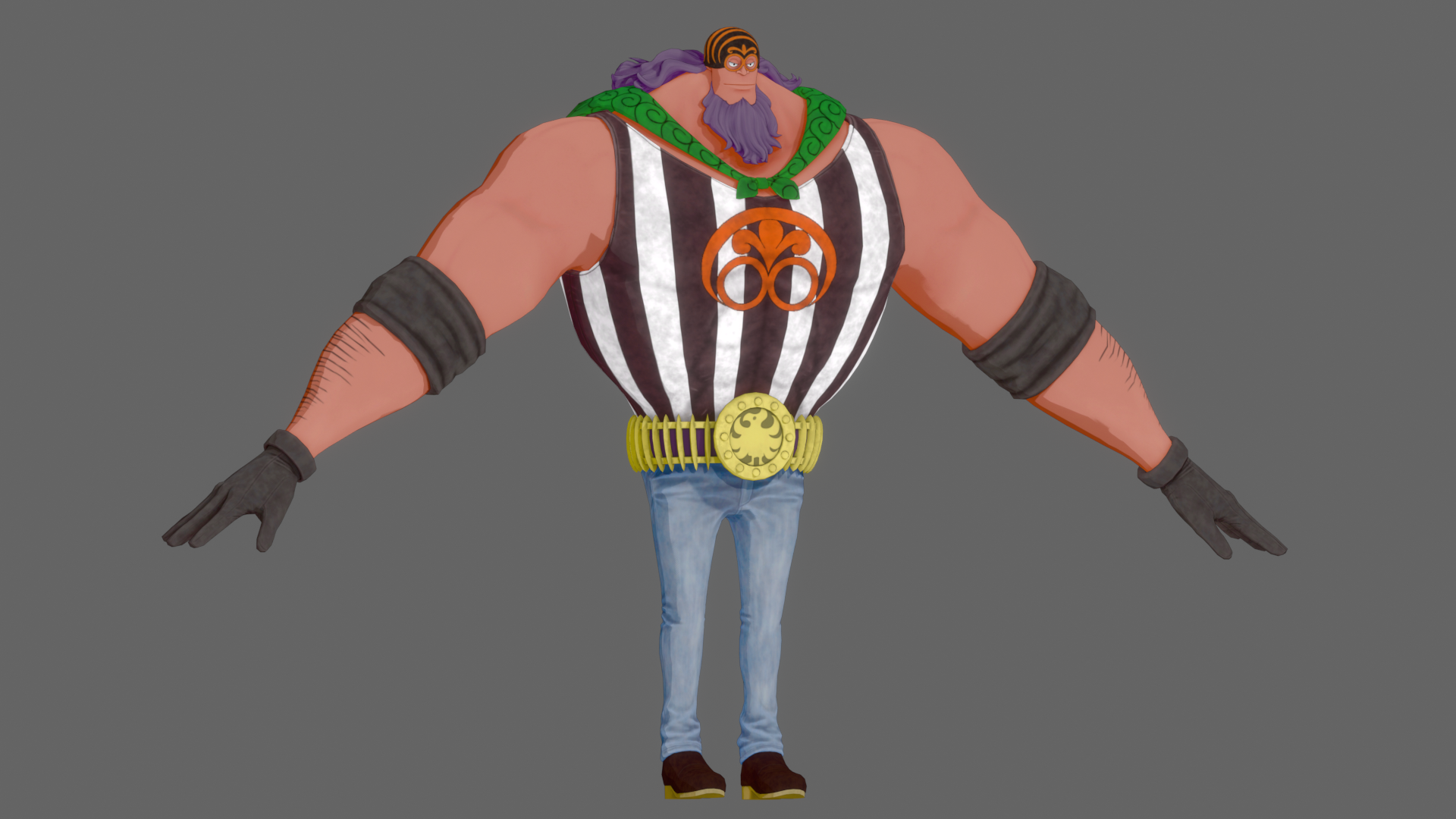 OP Odyssey - Jesus Burgess (Dressrosa) XPS/GLTF by o-DV89-o on DeviantArt