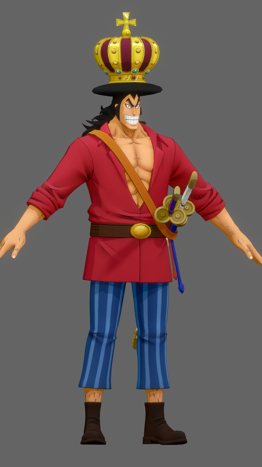 OPBW - Kozuki Oden (Costume 2) XPS/FBX by o-DV89-o on DeviantArt