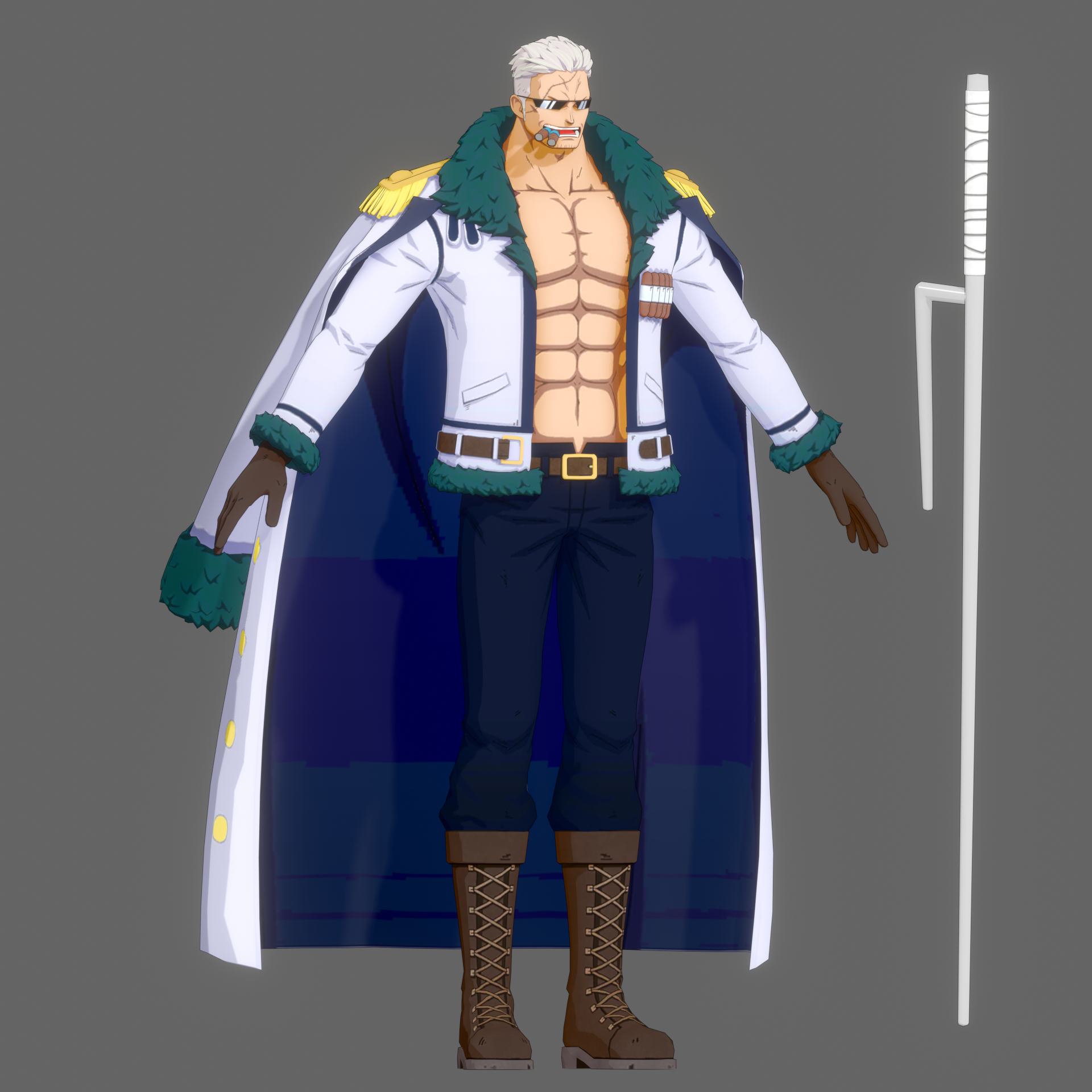 Captain Smoker One Piece Time Skip