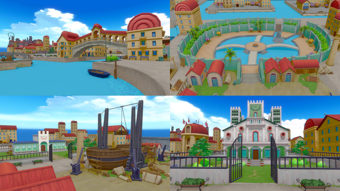 OPFP - Water 7 XPS by o-DV89-o on DeviantArt