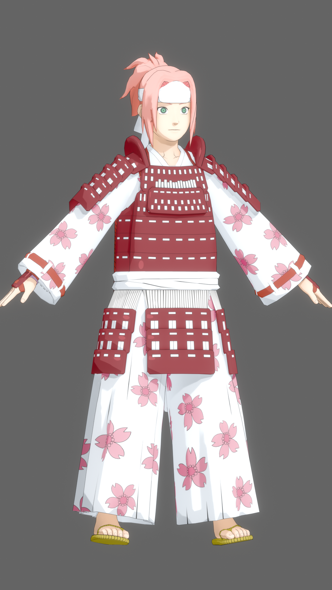 NUNS4 - Sakura (Warrior) XPS by o-DV89-o on DeviantArt