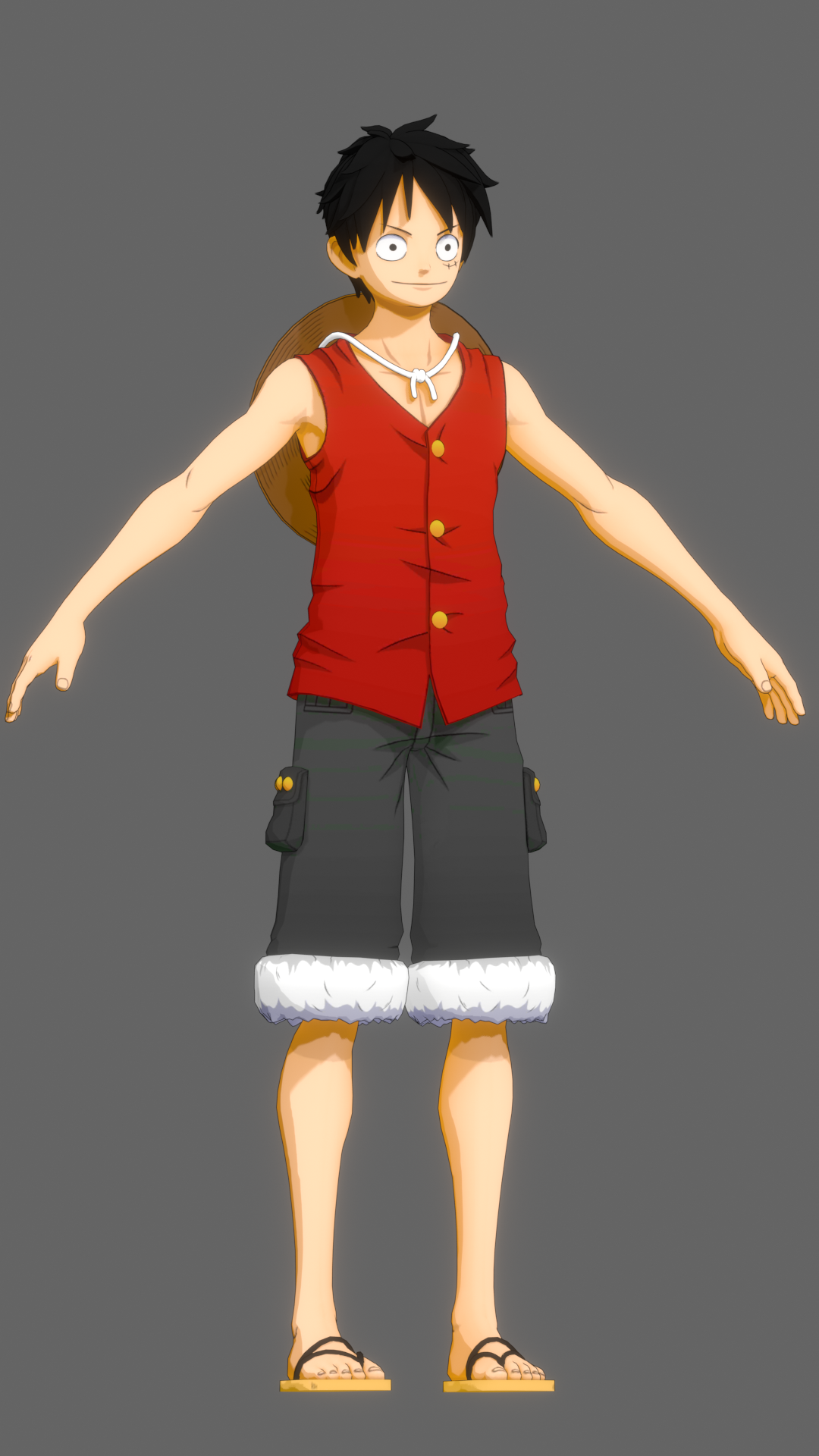 OPFP - Luffy (Enies Lobby) XPS/FBX by o-DV89-o on DeviantArt