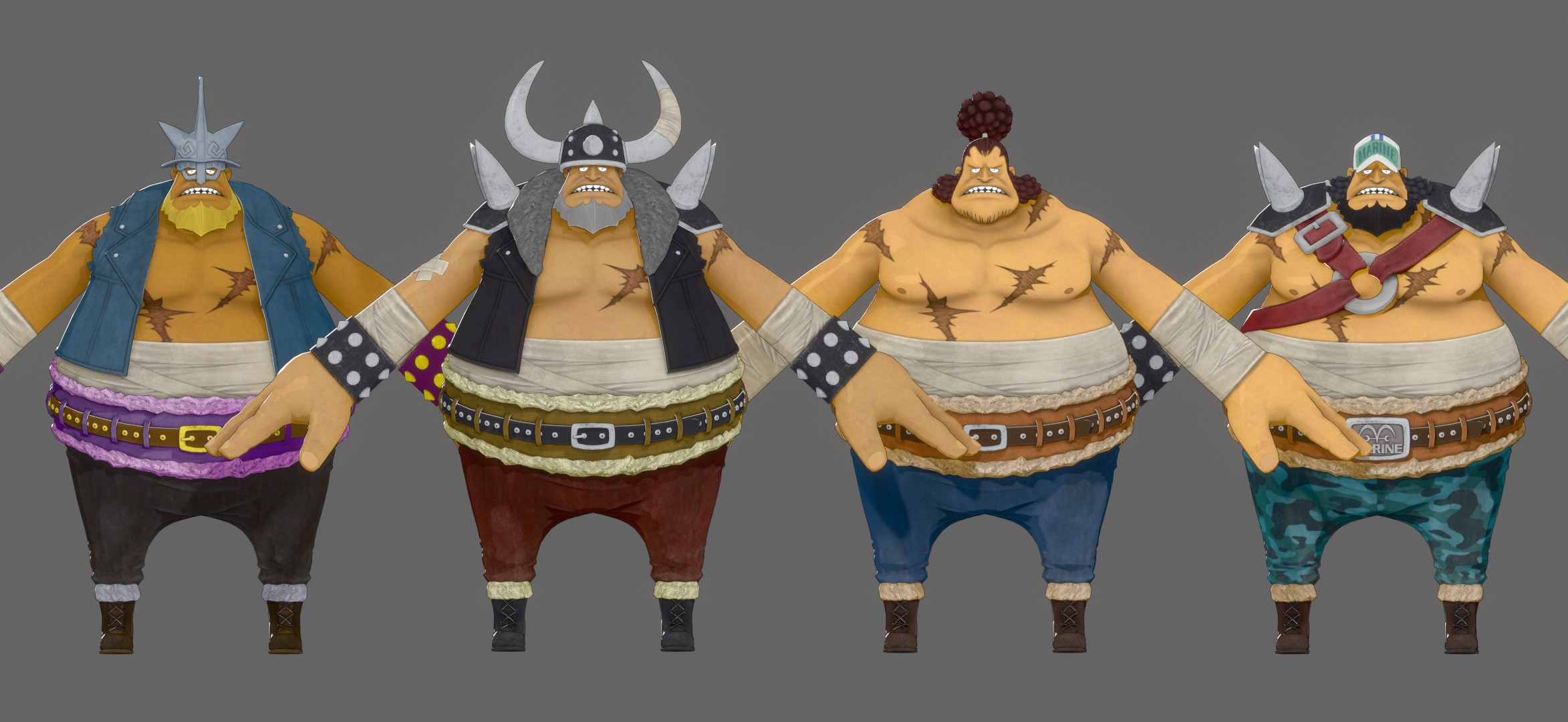 OP Odyssey - Elbaf Giants XPS/GLTF by o-DV89-o on DeviantArt