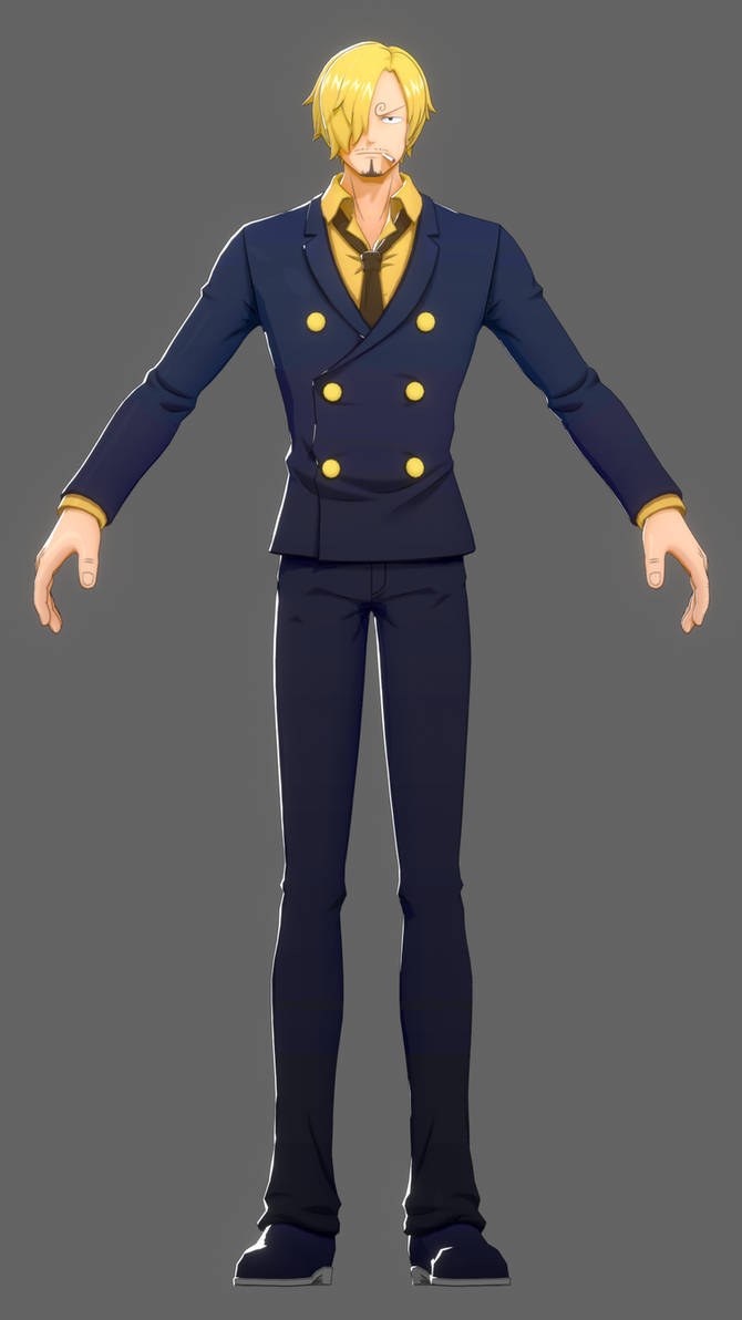 OPFP - Sanji (New World) XPS/FBX by o-DV89-o on DeviantArt