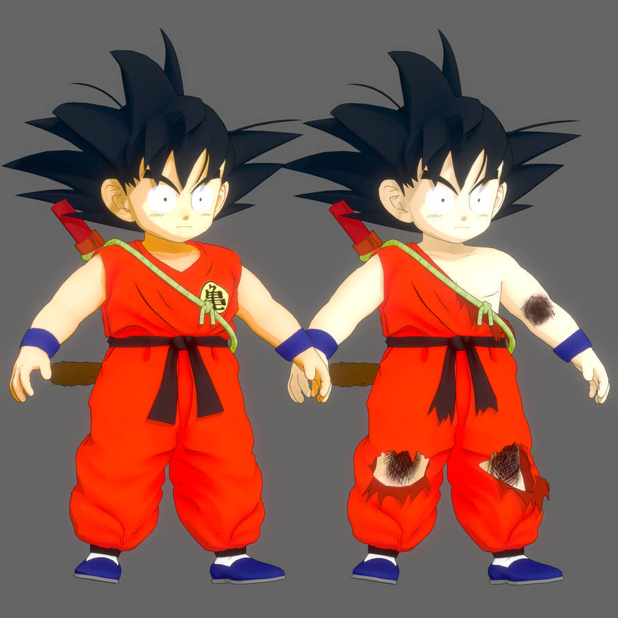 Kakarot - Kid Goku XPS/Blend by o-DV89-o on DeviantArt