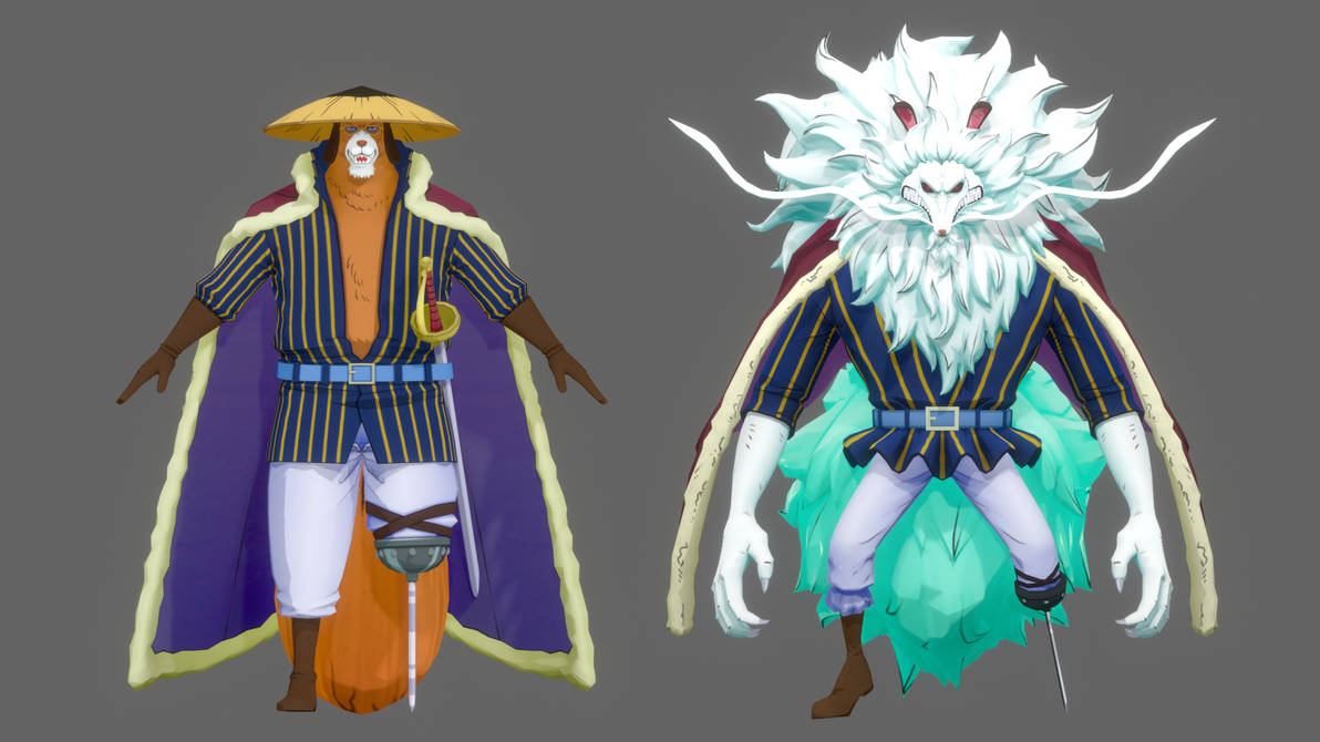 OPBW - Inuarashi Pack 2 XPS/FBX by o-DV89-o on DeviantArt