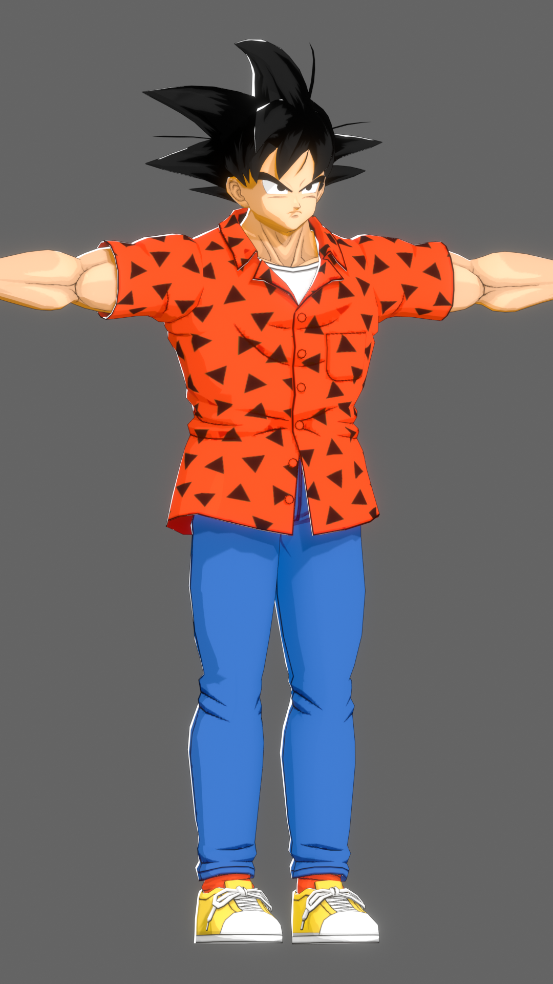 DBL - Goku (Aloha Outfit) XPS/Blend by o-DV89-o on DeviantArt