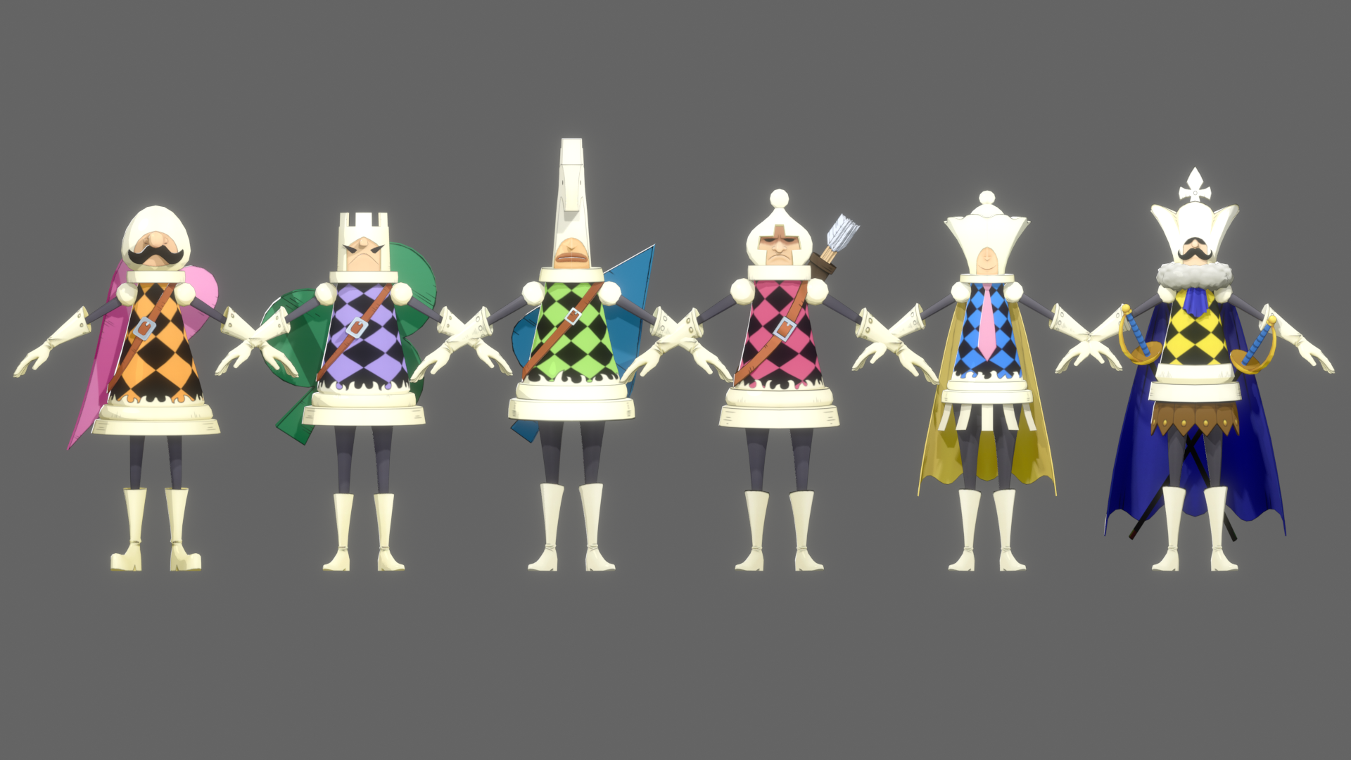 OPBW - Chess Soldiers XPS/FBX by o-DV89-o on DeviantArt