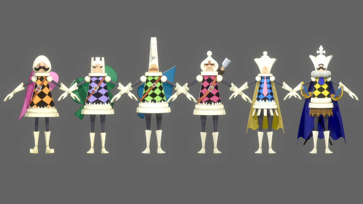 OPBW - Chess Soldiers XPS/FBX by o-DV89-o on DeviantArt