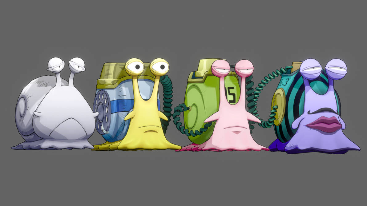 OPDP - Transponder Snails pack XPS/FBX/Blend by o-DV89-o on DeviantArt