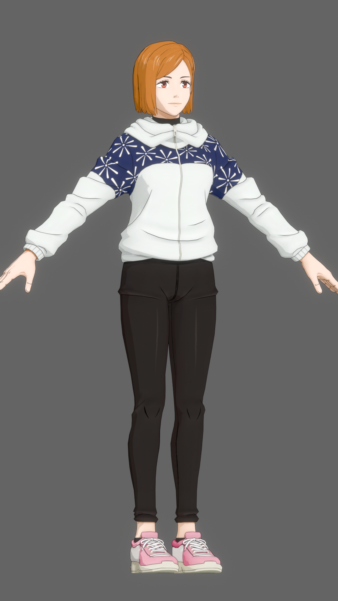 JJKCC - Nobara Kugisaki (Sweater) XPS/GLTF/Blend by o-DV89-o on DeviantArt