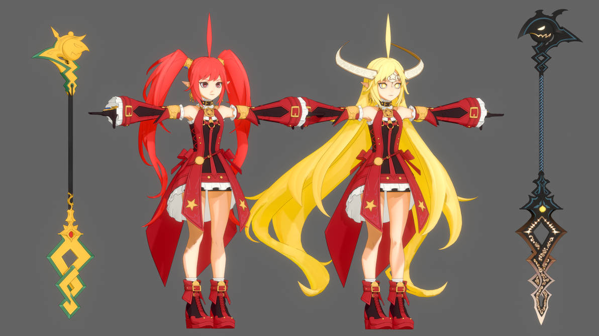 DNF Duel - Battle Mage XPS/Blend by o-DV89-o on DeviantArt