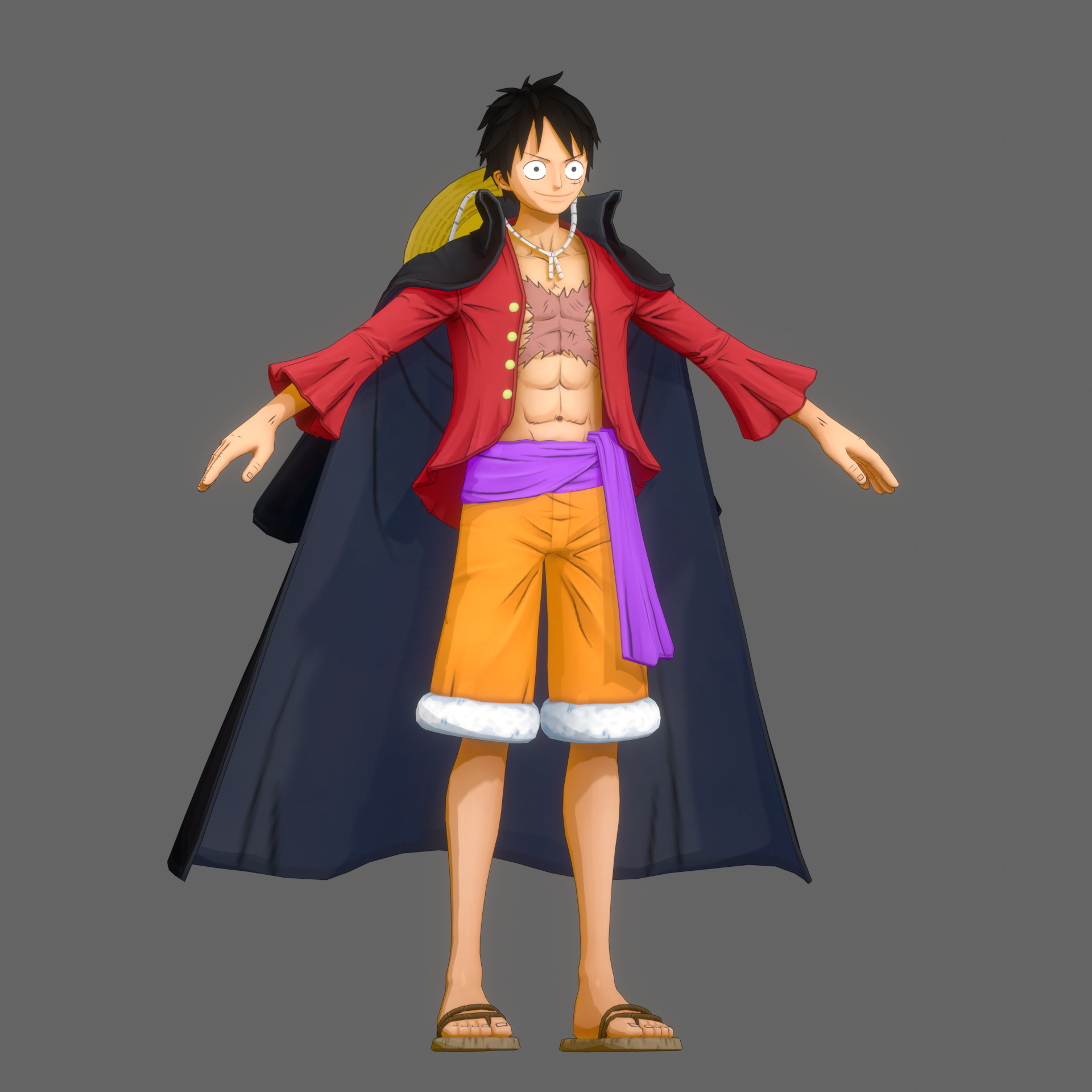 OPBW - Luffy (Onigashima) XPS/FBX/Blend by o-DV89-o on DeviantArt