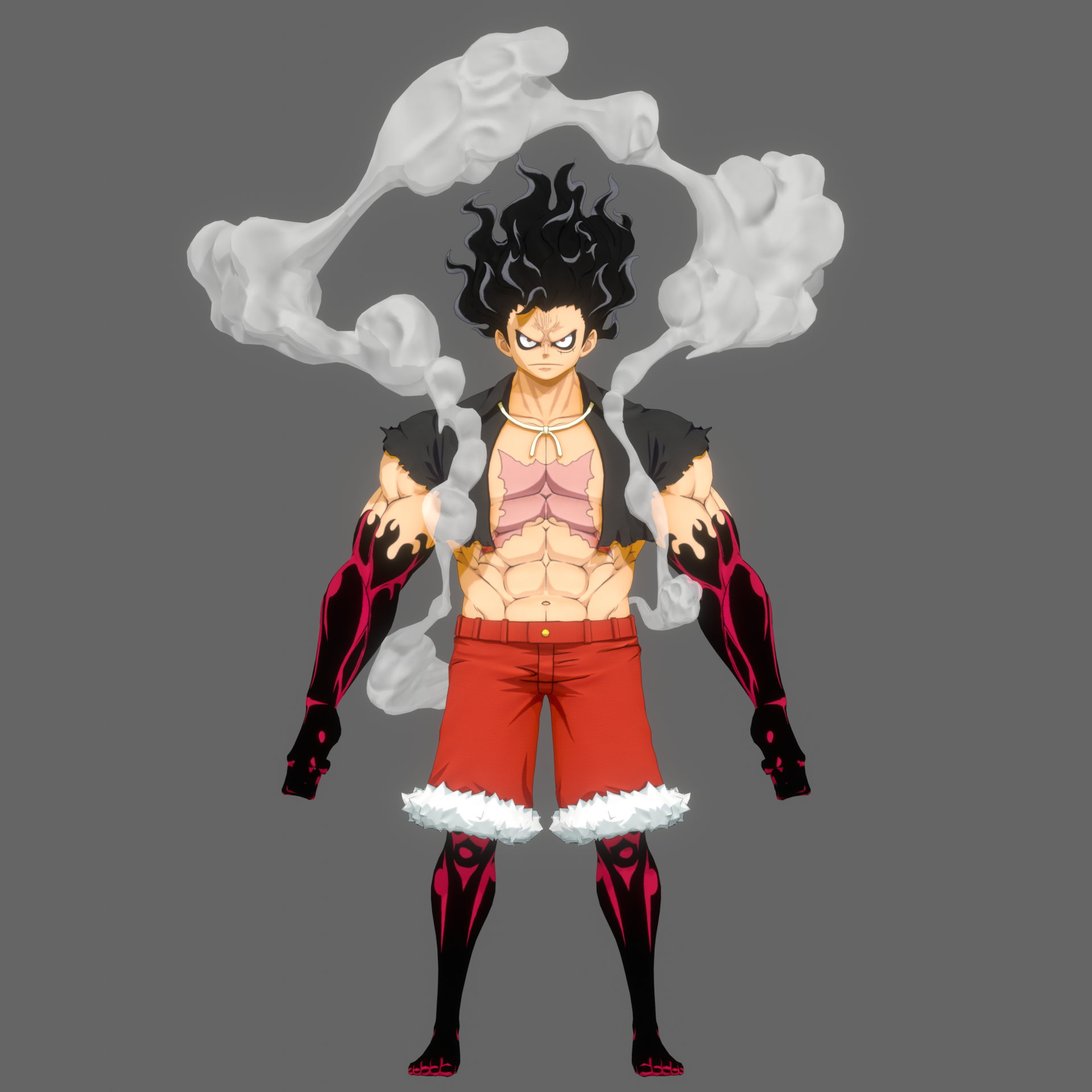 OPFP - Luffy (WCI Snakeman) XPS/FBX/Blend by o-DV89-o on DeviantArt