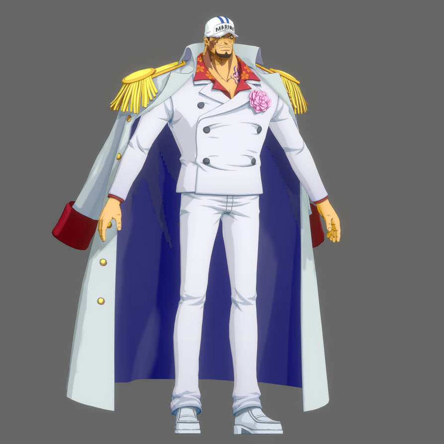 OPFP - Akainu (Fleet Admiral) XPS/FBX/Blend by o-DV89-o on DeviantArt