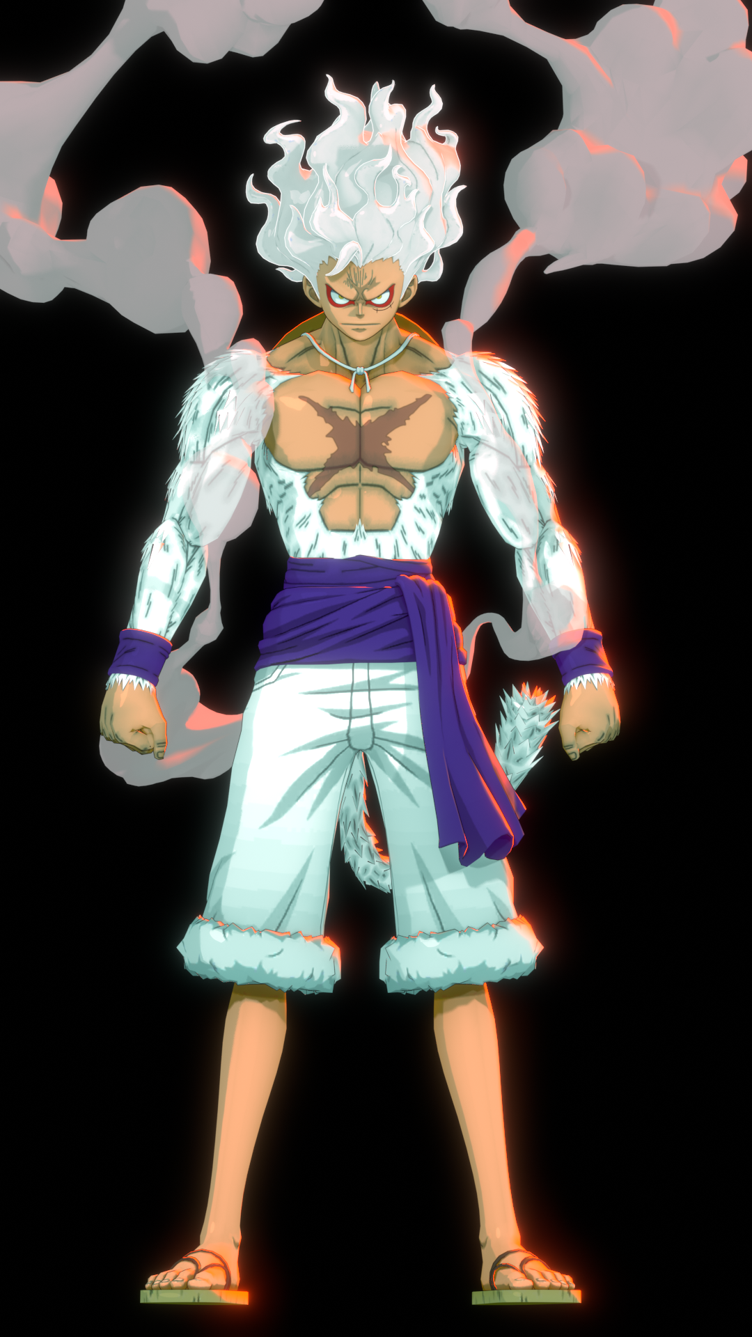 Luffy Gear 5 Apeman preview by o-DV89-o on DeviantArt