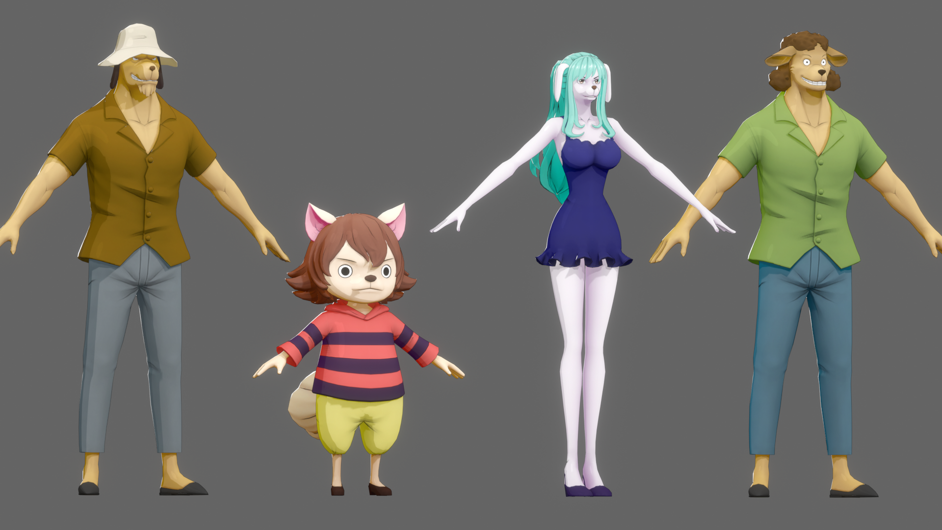 OPBW - Mink NPC pack by o-DV89-o on DeviantArt