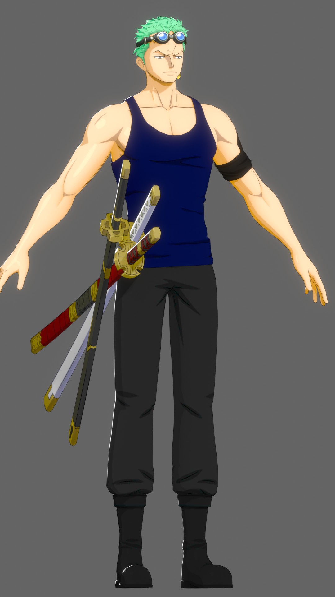 Zoro Skypiea outfit mod preview by o-DV89-o on DeviantArt