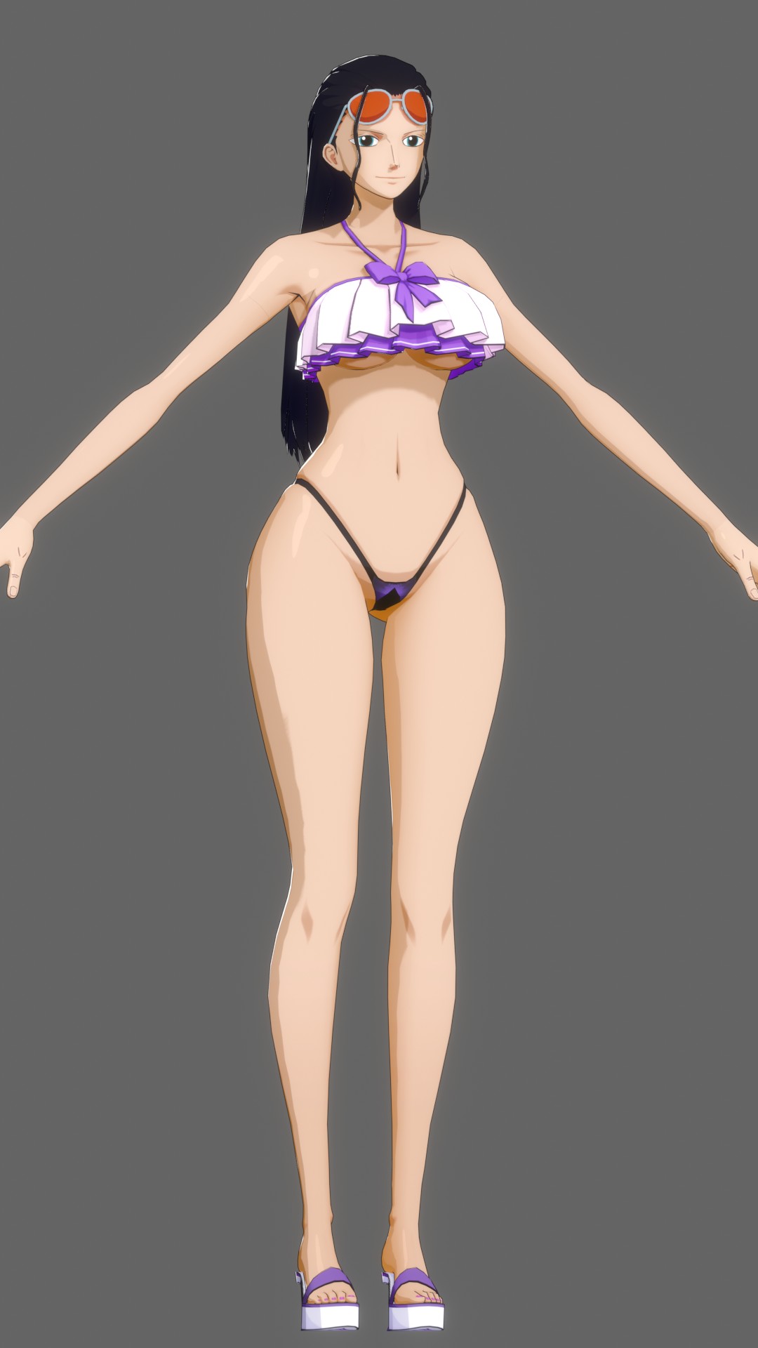 Nico Robin Bikini Mod preview by o-DV89-o on DeviantArt