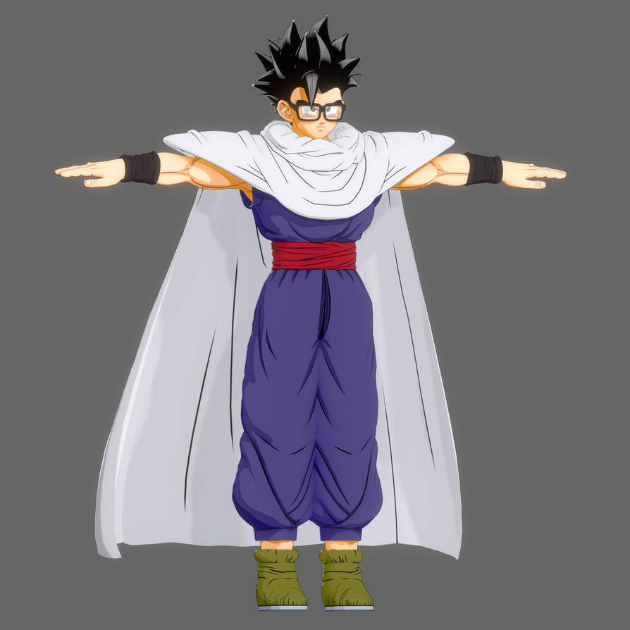 DBSZ - Gohan (Super Hero Base) by o-DV89-o on DeviantArt