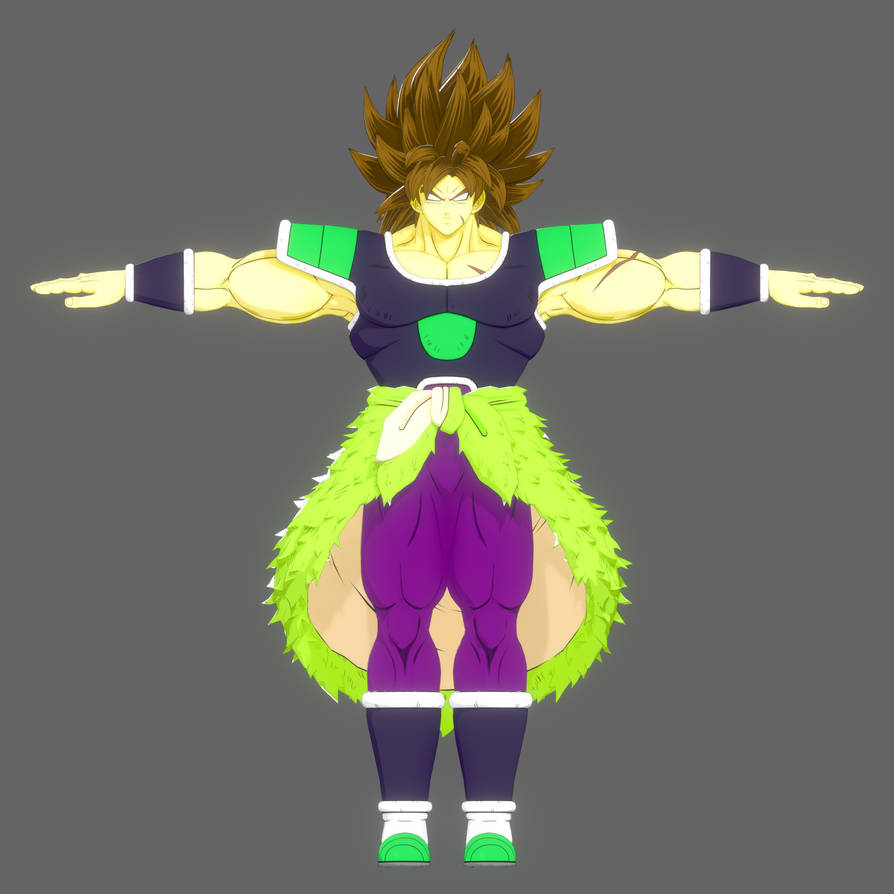 DBSZ - Broly (Super) Super Saiyan by o-DV89-o on DeviantArt