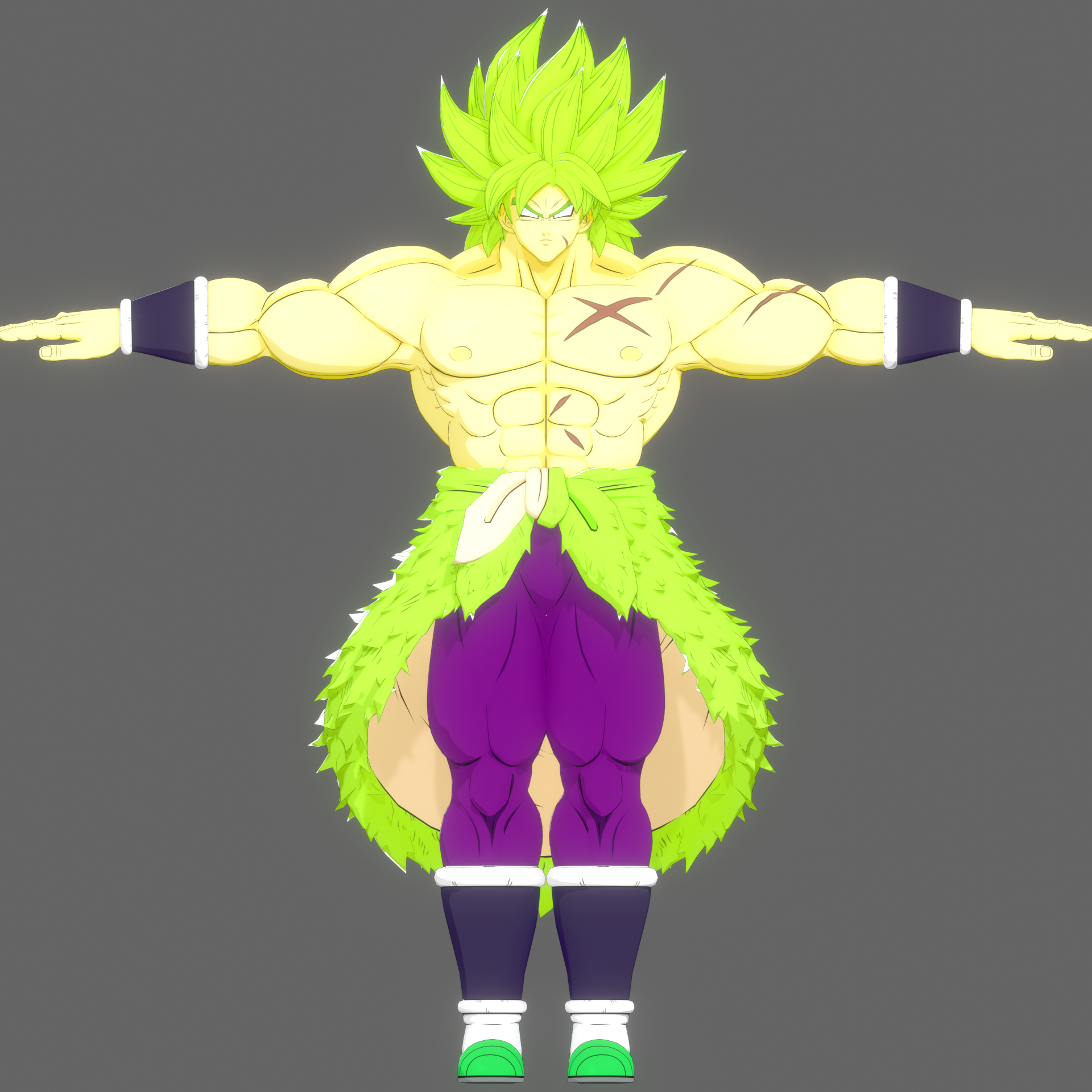 DBSZ - Broly (Super) Legendary Super Saiyan by o-DV89-o on DeviantArt