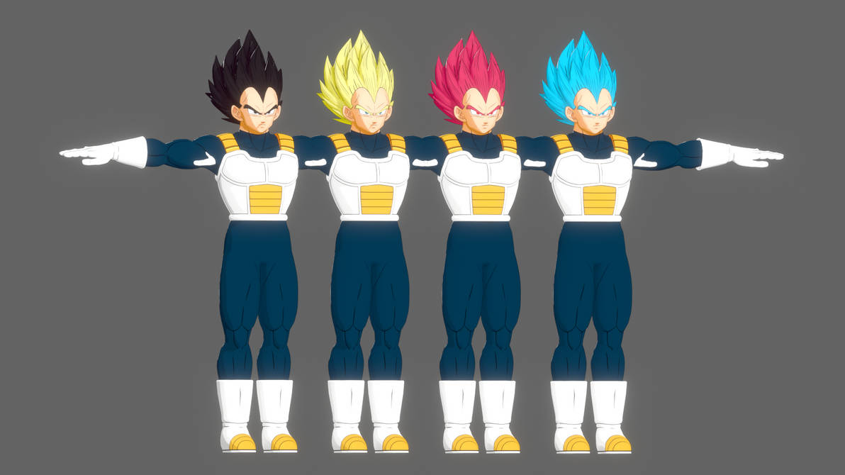 DBSZ - Vegeta (Super) Pack by o-DV89-o on DeviantArt
