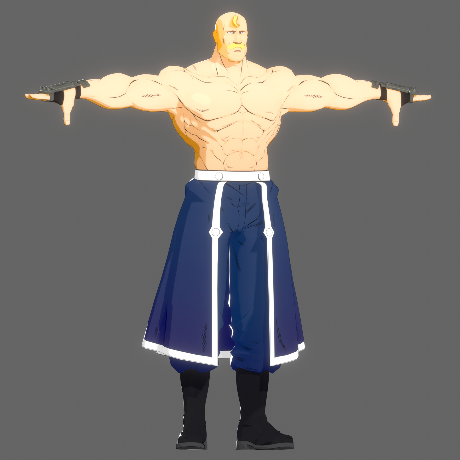 FMA Mobile - Alex Louis Armstrong (alt) by o-DV89-o on DeviantArt
