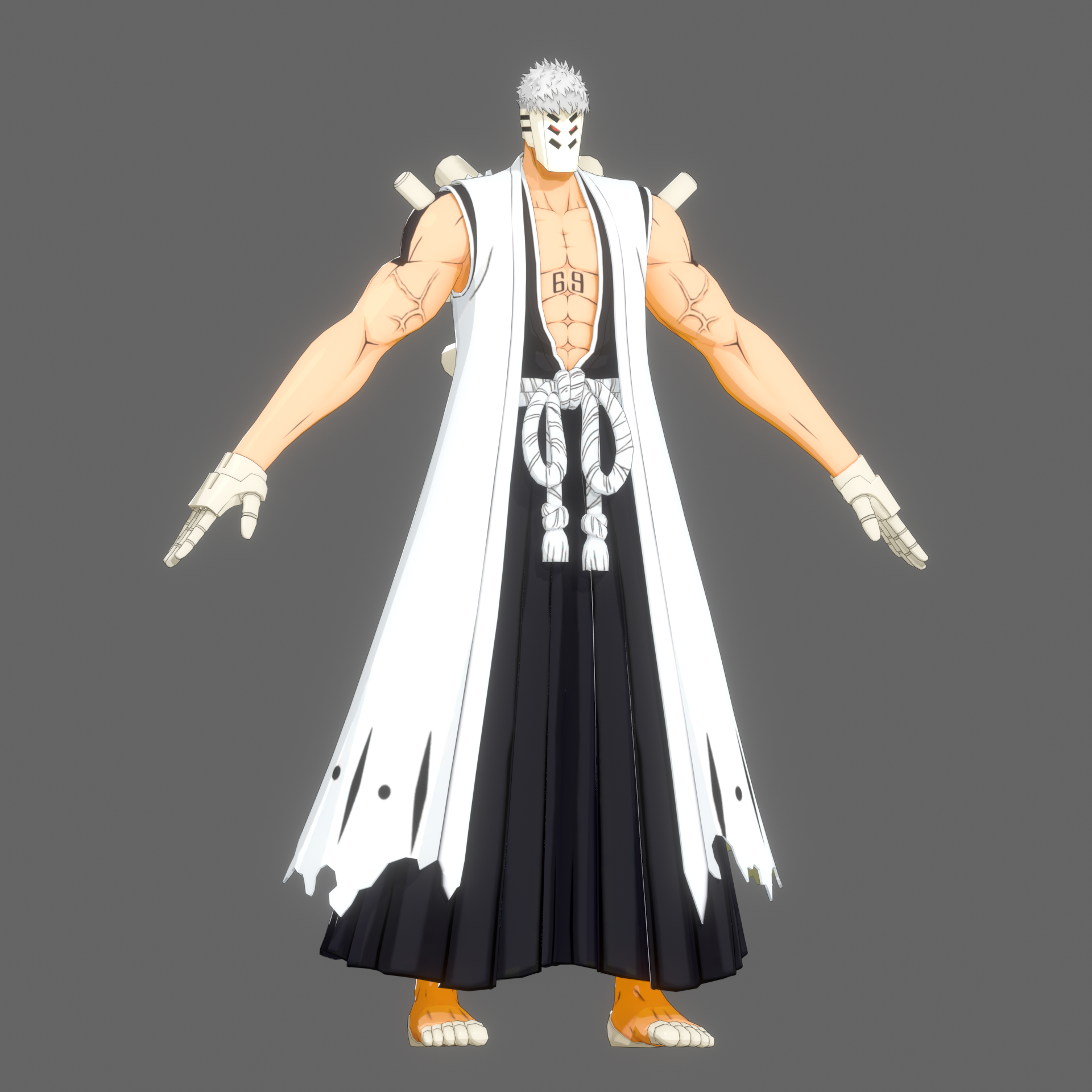 Bleach Soul Resonance - Kensei Hollow Form by o-DV89-o on DeviantArt