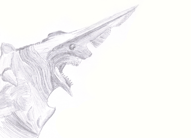 Knifehead Kaiju by SaltyOsprey on DeviantArt