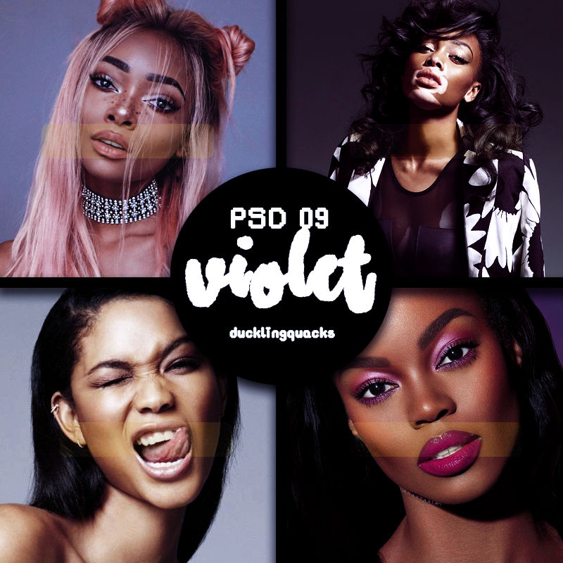 PSD 09: VIOLET by ducklingquacks on DeviantArt
