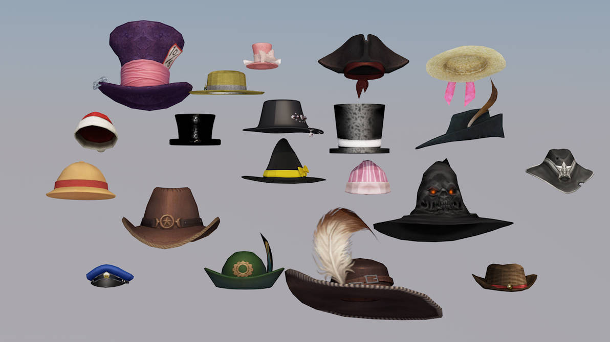 C4D hats pack DL by emeraldvortex1 on DeviantArt