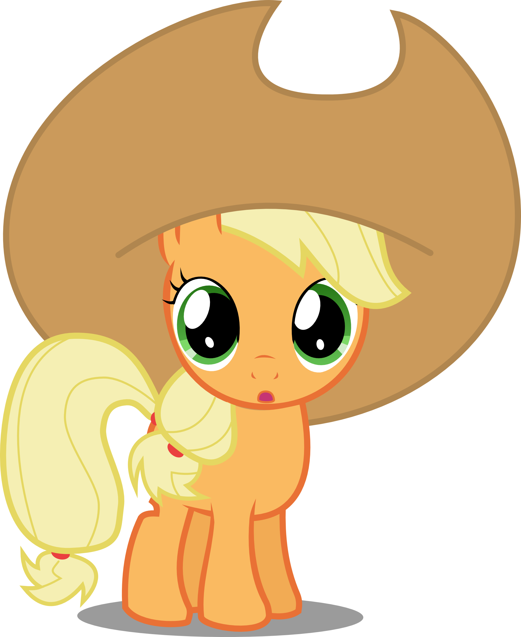 Filly Applejack by HakitoCZ on DeviantArt