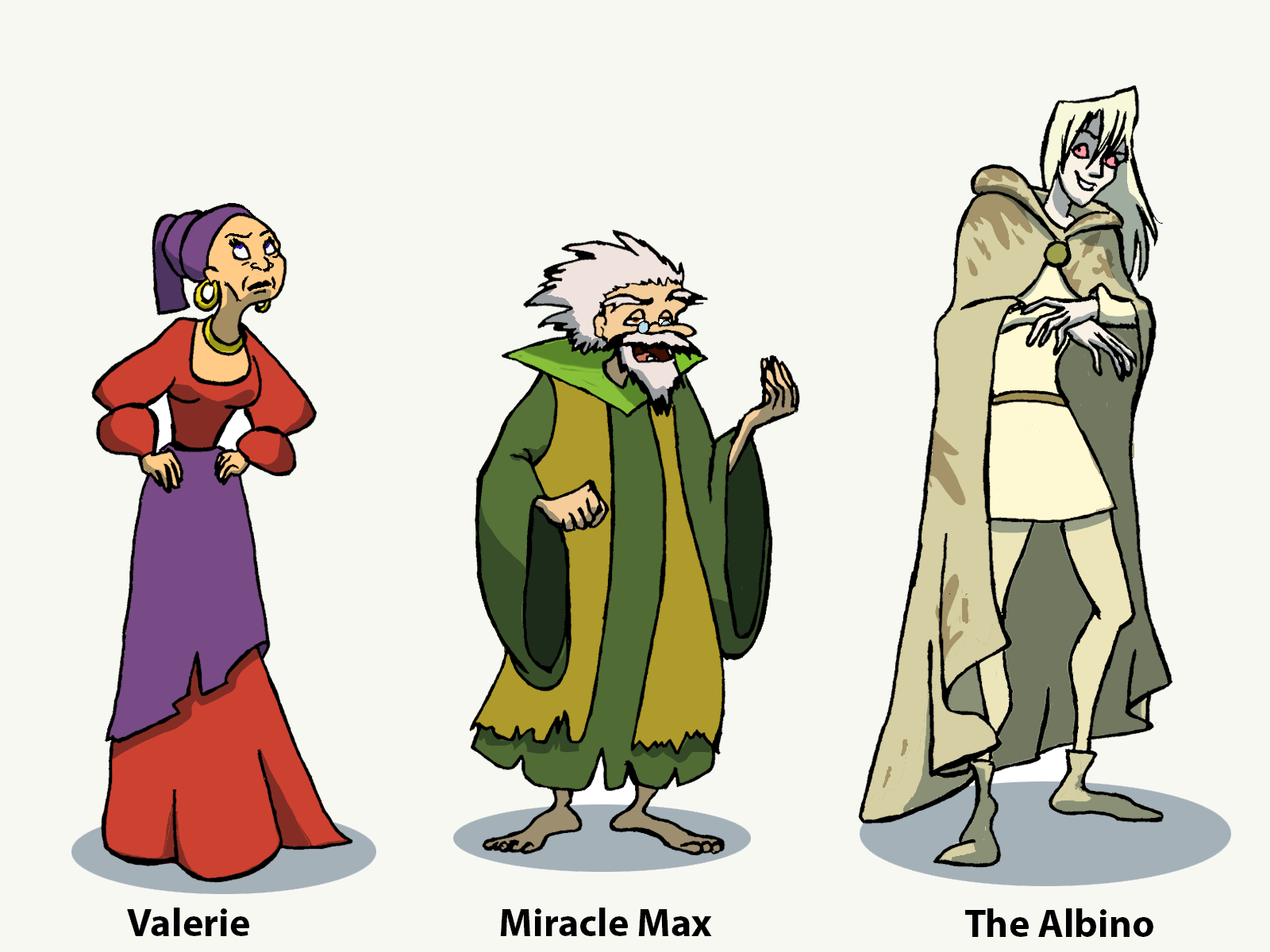 Princess Bride Character Sheet by DarthCraftus on DeviantArt