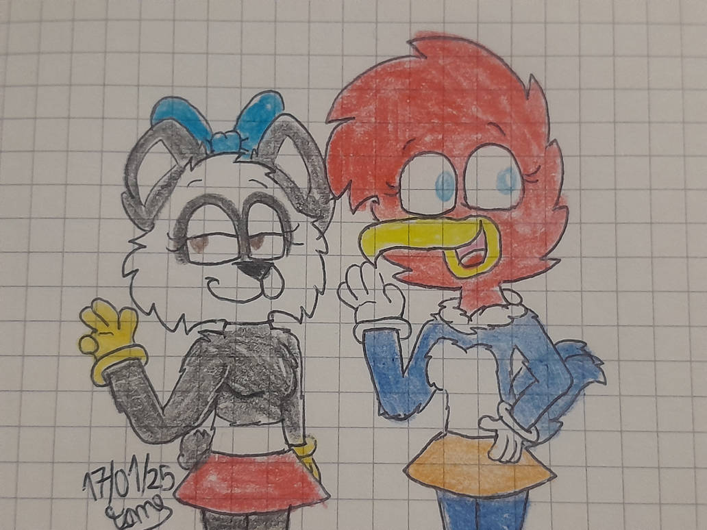 AT-Miranda panda and Winnie woodpecker by Janefox15 on DeviantArt