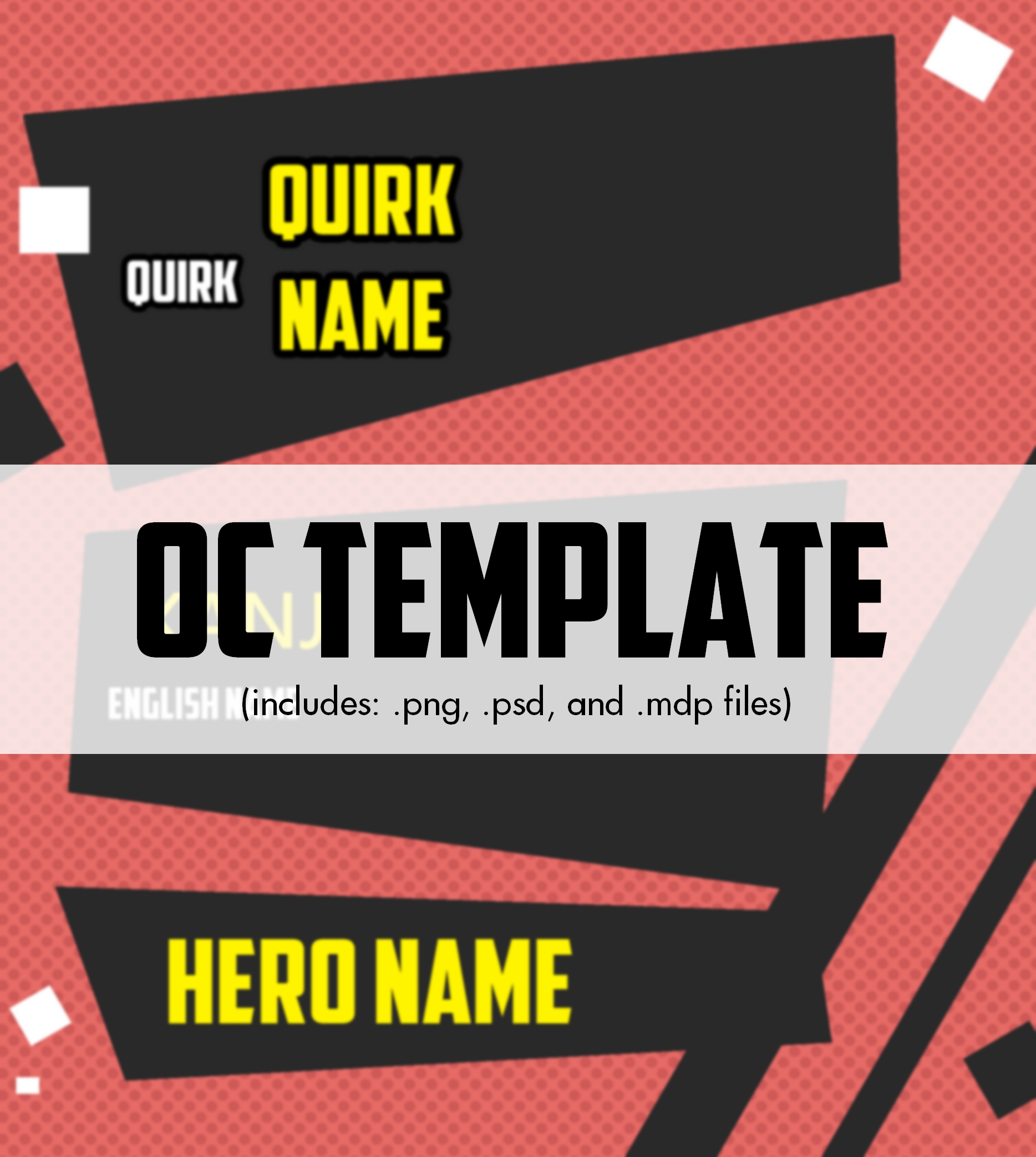 BNHA / MHA OC Reference Sheet Template by prxmnis on DeviantArt