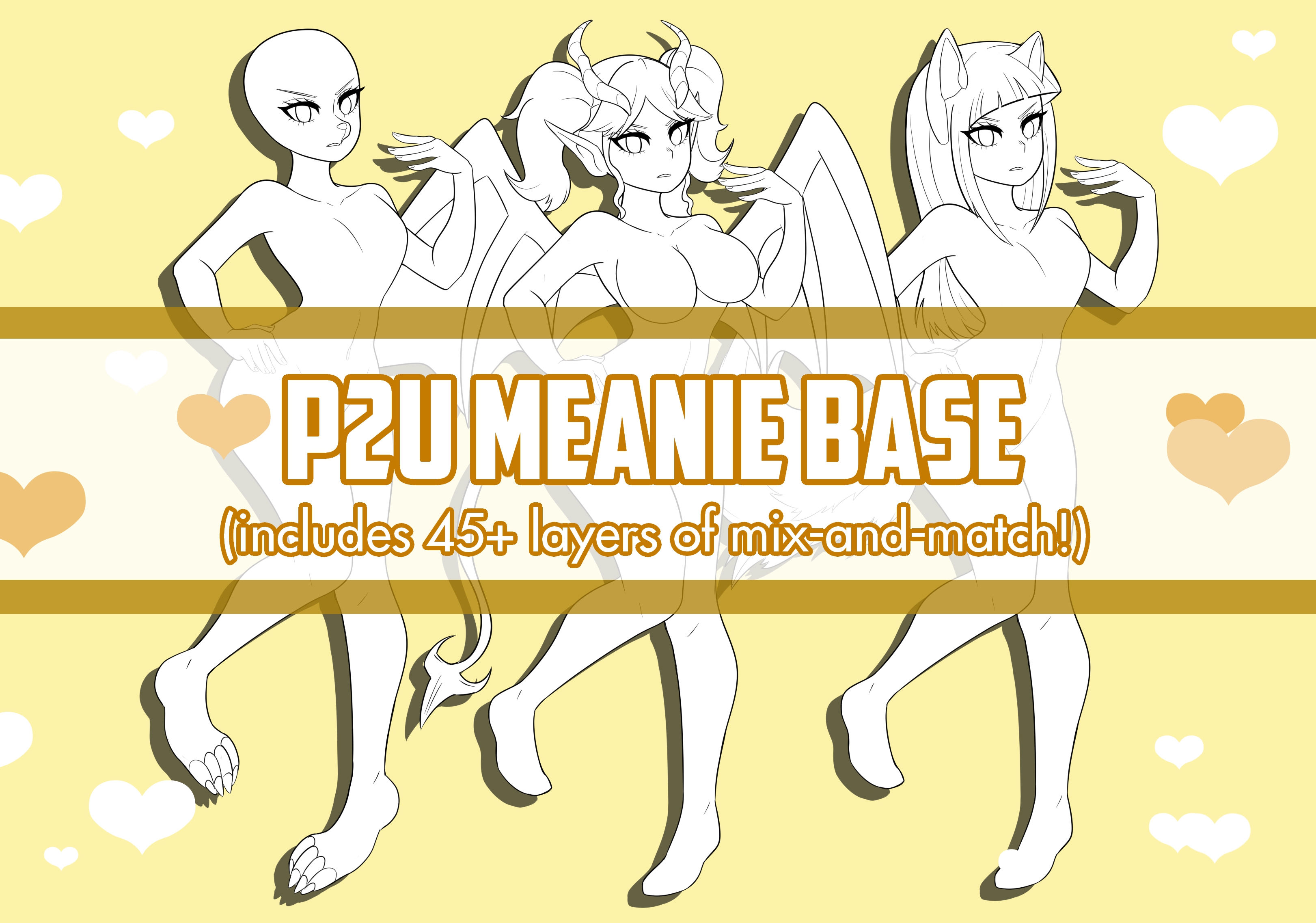 (Marked Down) P2U Meanie Base by prxmnis on DeviantArt