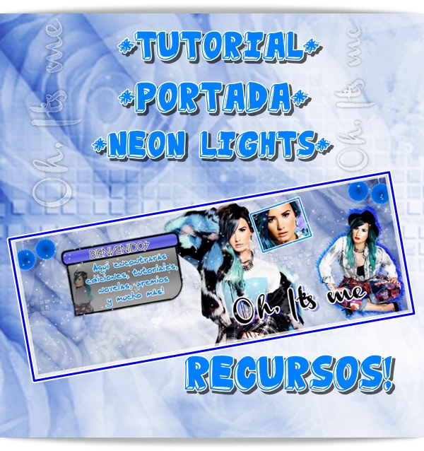Recursos~Portada Neon Lights by LOVEforTINI on DeviantArt