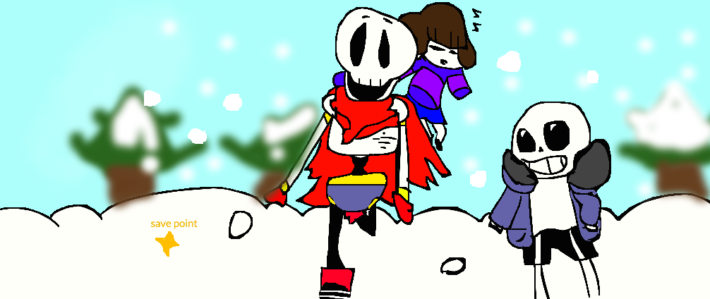 sans frisk pap undertale by lionroar107 on DeviantArt