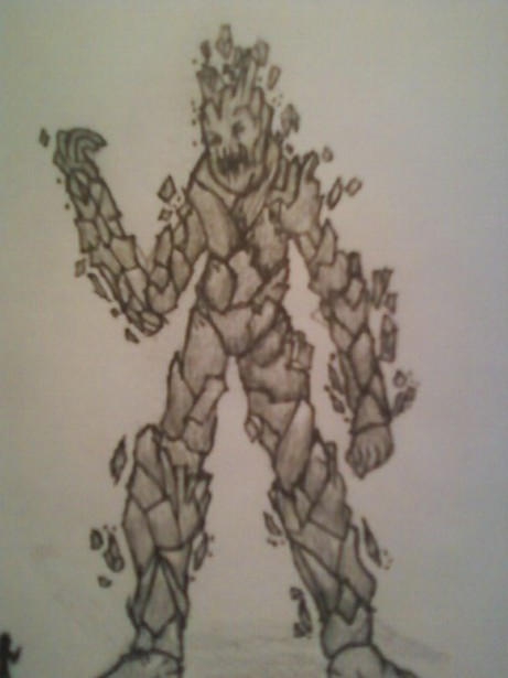 Rock Elemental by SynysterWizard on DeviantArt