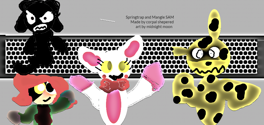 Springtrap and Mangle SAM Art by midnightmoon30206 on DeviantArt