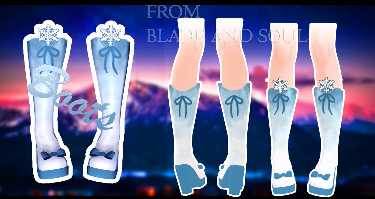 MMD Blade and Soul - Boots - [DOWNLOAD][DL] by Milionna on DeviantArt
