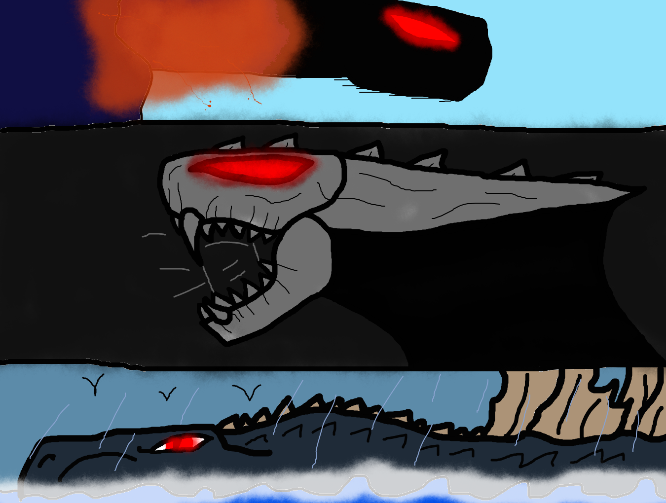 MONARCH Files Zilla,Megaguirus and Monster X by Kaiju-Guardian on ...