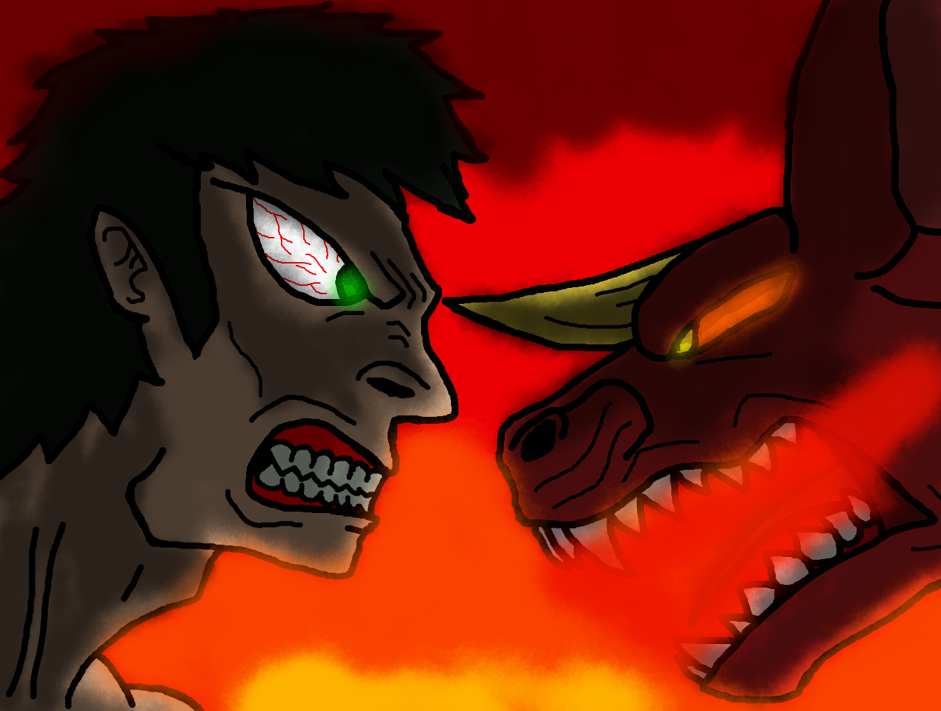 Baragon Vs Frankenstein